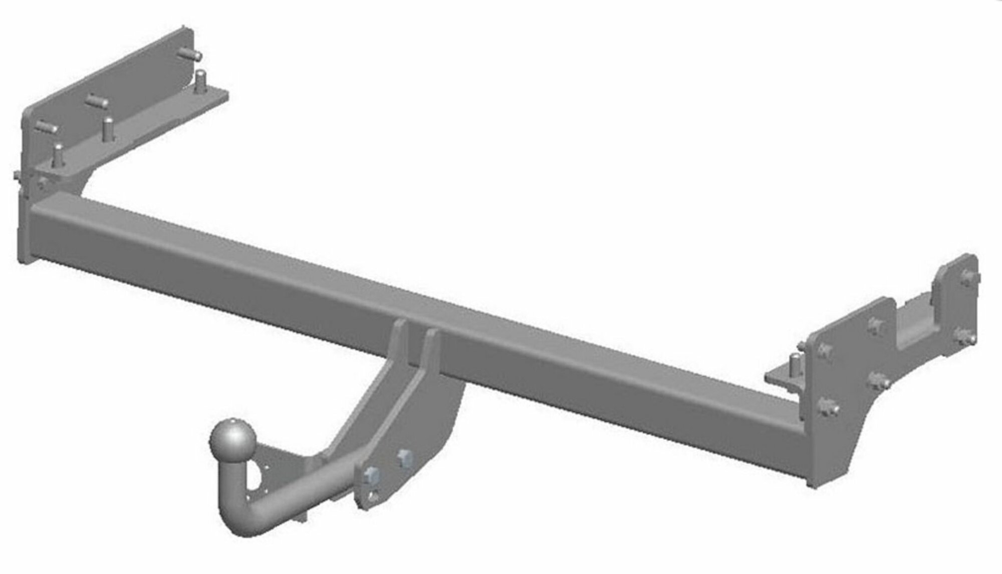 Фаркоп для Mitsubishi Outlander (2003-2008)(без электрики) (паспорт и сертификат) AvtoS. MI24