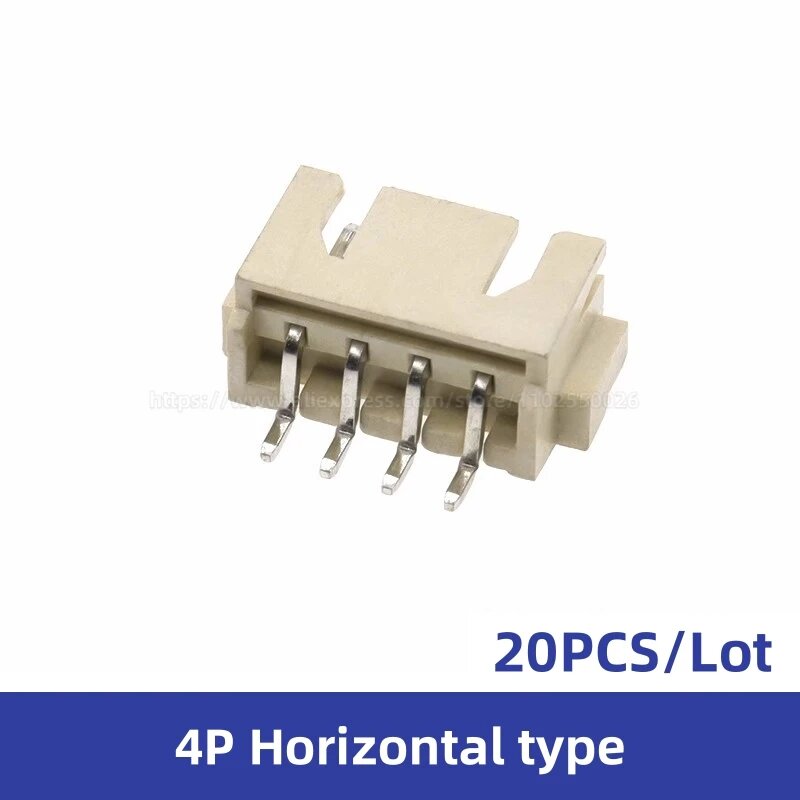 Коннекторы Axtaike XH2.54 SMD SMT 2.54 мм 2p-8p 4P Horizontal type