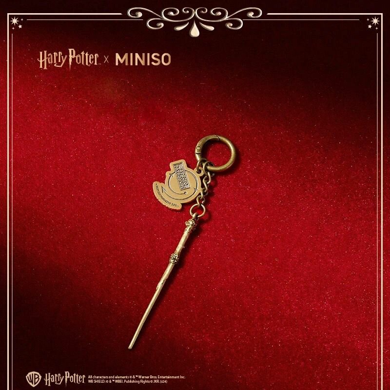 Гарри Поттер / Harry Potter Брелок Волшебная палочка Гарри Поттера с табличкой заклинания