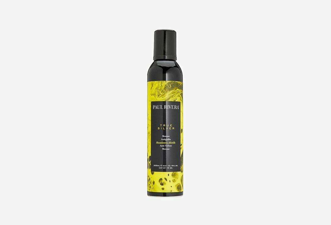 Мусс для волос С антижелтым эффектом PAUL RIVERА TRUE SILVER ANTI-YELLOW 300 мл