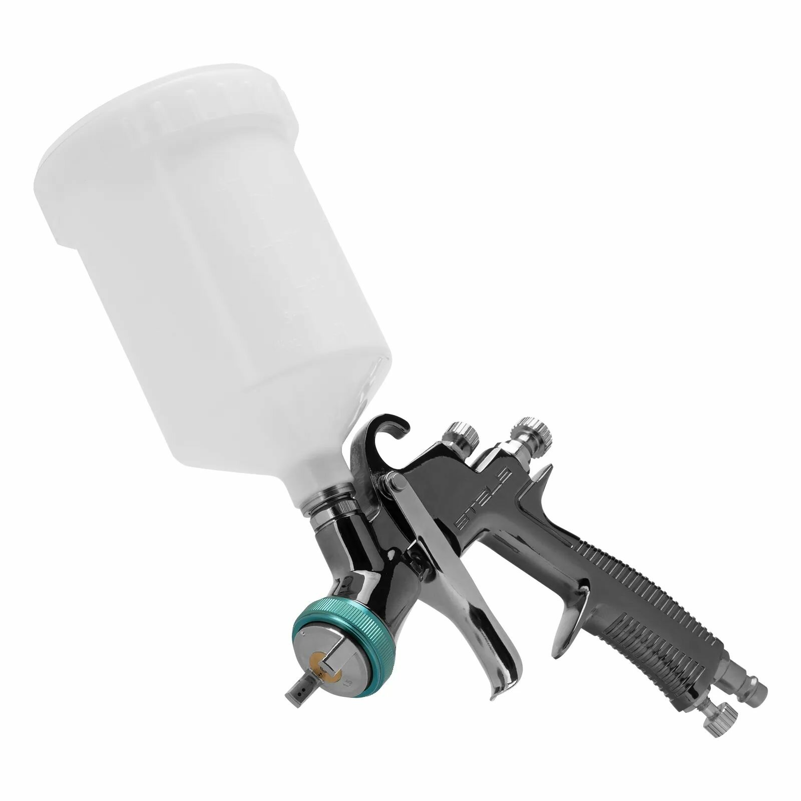 Краскораспылитель AG 950 LVLP, профессиональный, гравитационного типа, сопло 1,5 мм, пневмокраскопульт Stels, 57367