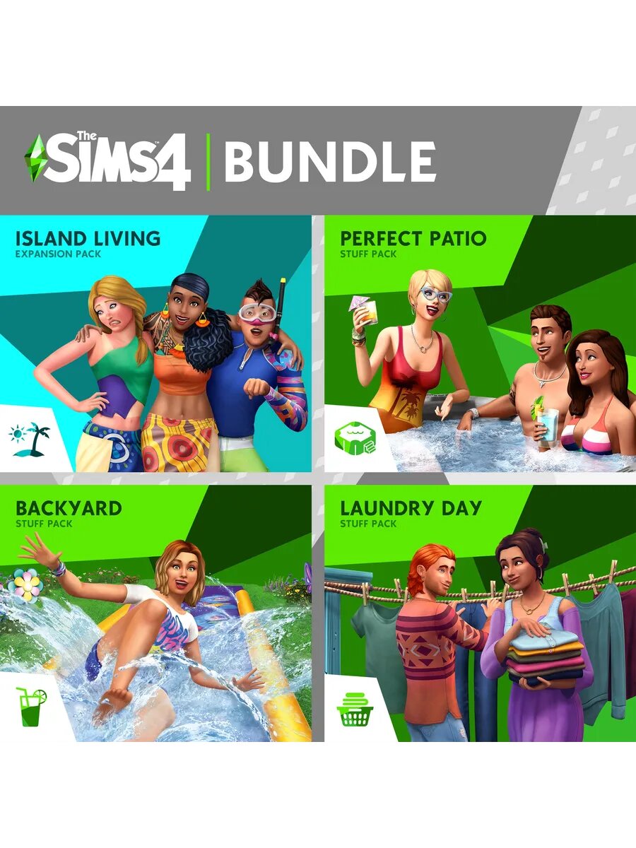 The Sims 4 Fun Outside Bundle PS4 & PS5