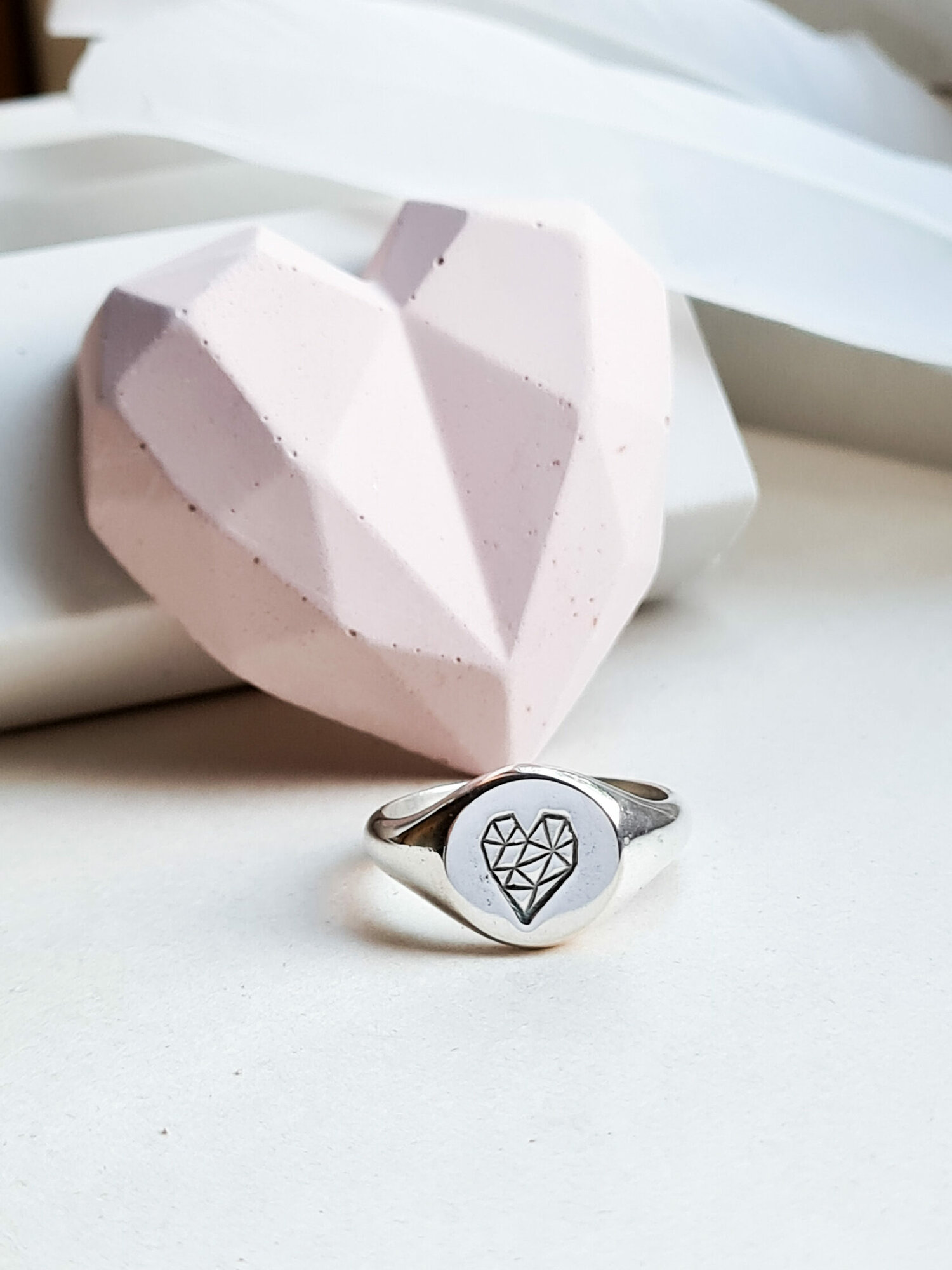 Печатка, серебро, 925 проба, тиснение, серебрение, чернение