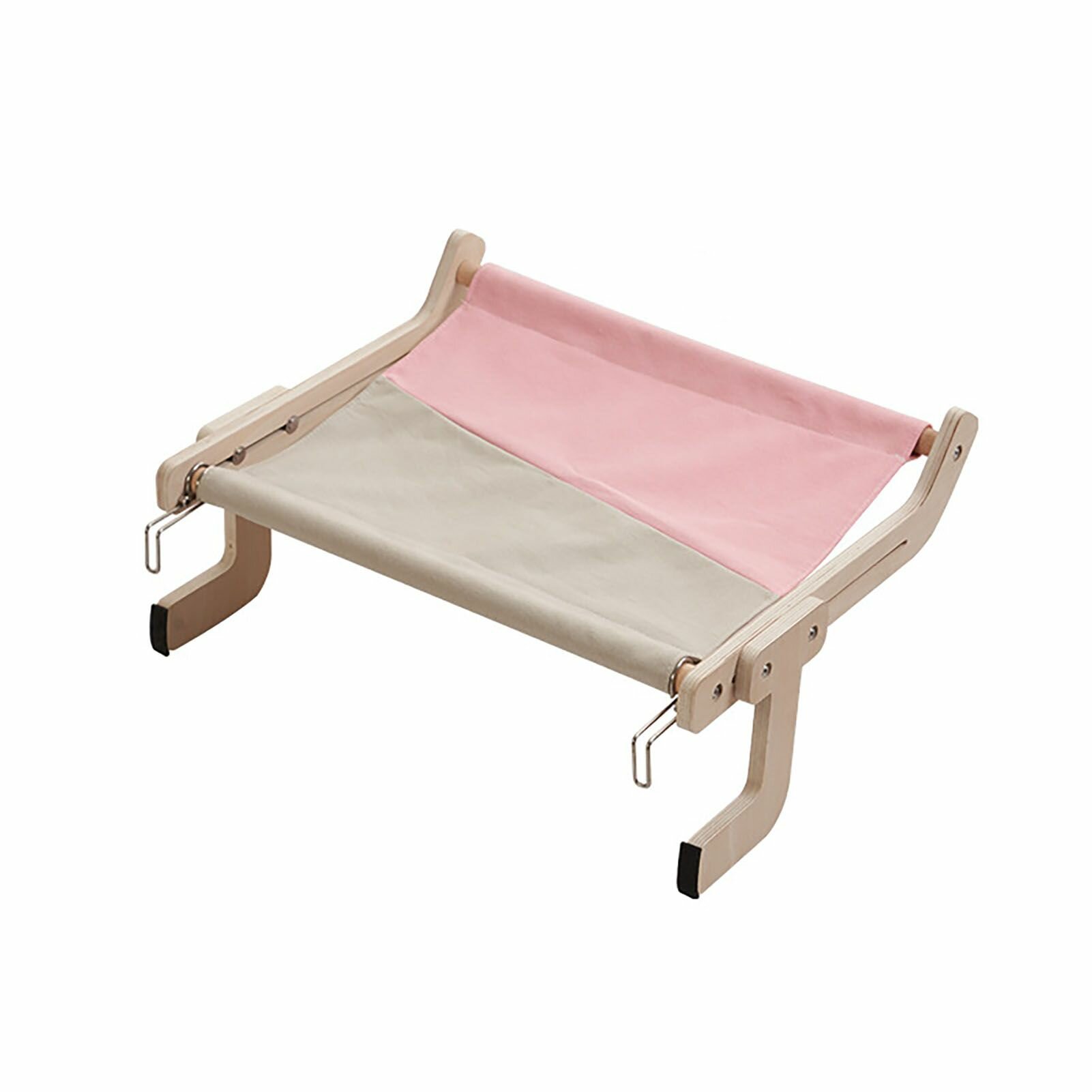 Деревянный гамак для кошек, высокая несущая способность, вентиляционный подоконник на все времена года, свободный размер типа А, каркас подходит для использования в помещении и на улице.