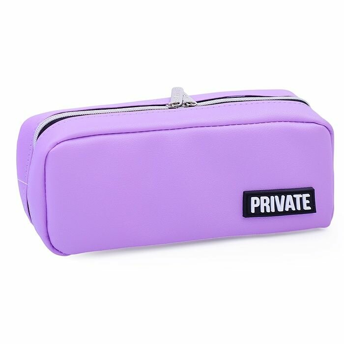 Пенал deVENTE "Private" 21x9x5 см, прямоугольный для 60 предметов, матовая искусственная кожа (7025256)