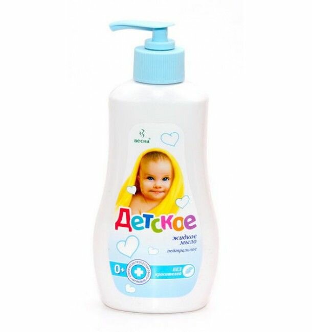 Крем-мыло жидкое весна косметик "Детское" нейтральное, 280 мл, от 0 мес (11781)