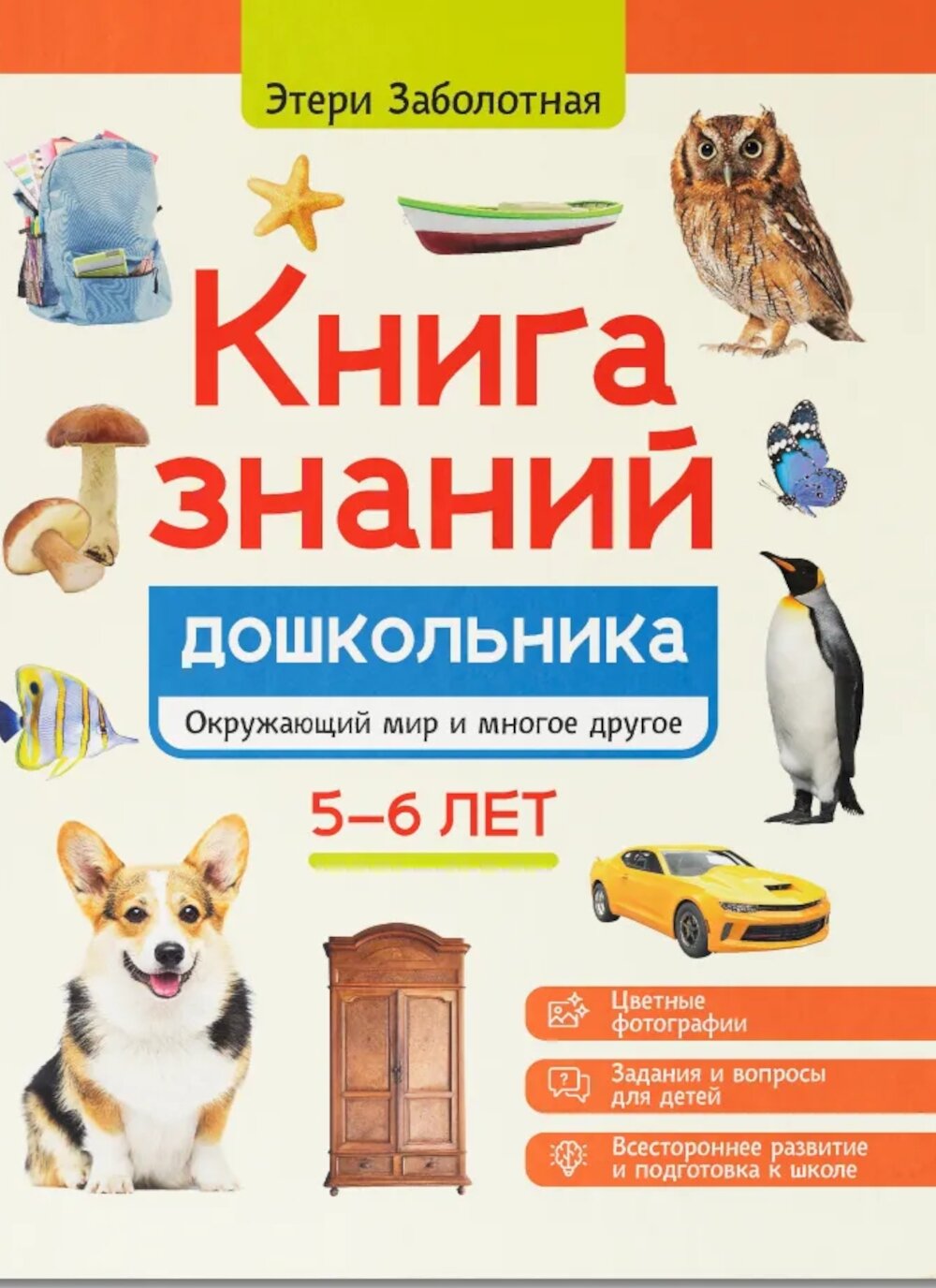 Книга знаний дошкольника. 5-6 лет: окружающий мир и многое другое. Заболотная Э. Н. Феникс