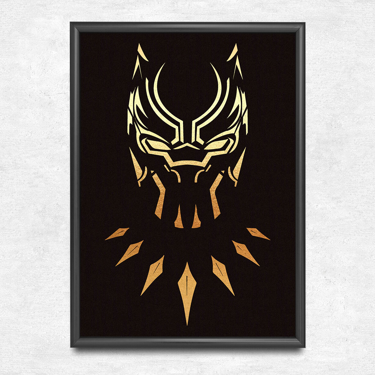 Постер Черная Пантера / плакат для интерьера супергерой. Марвел, Marvel, комиксы, фильмы, игры