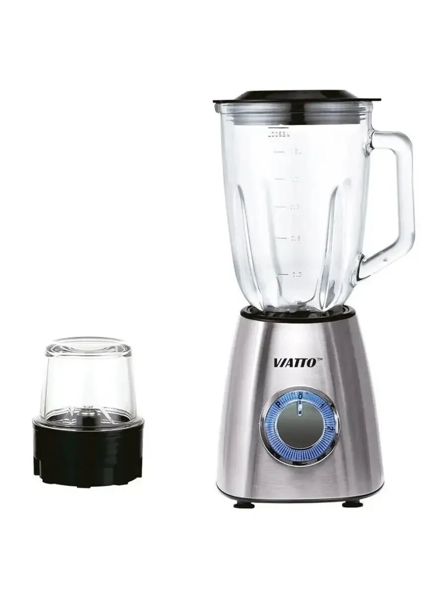 Блендер Oulemei OLM-JBK001, стационарный, с чашей, с кофемолкой, 1.5 л, 2 скорости