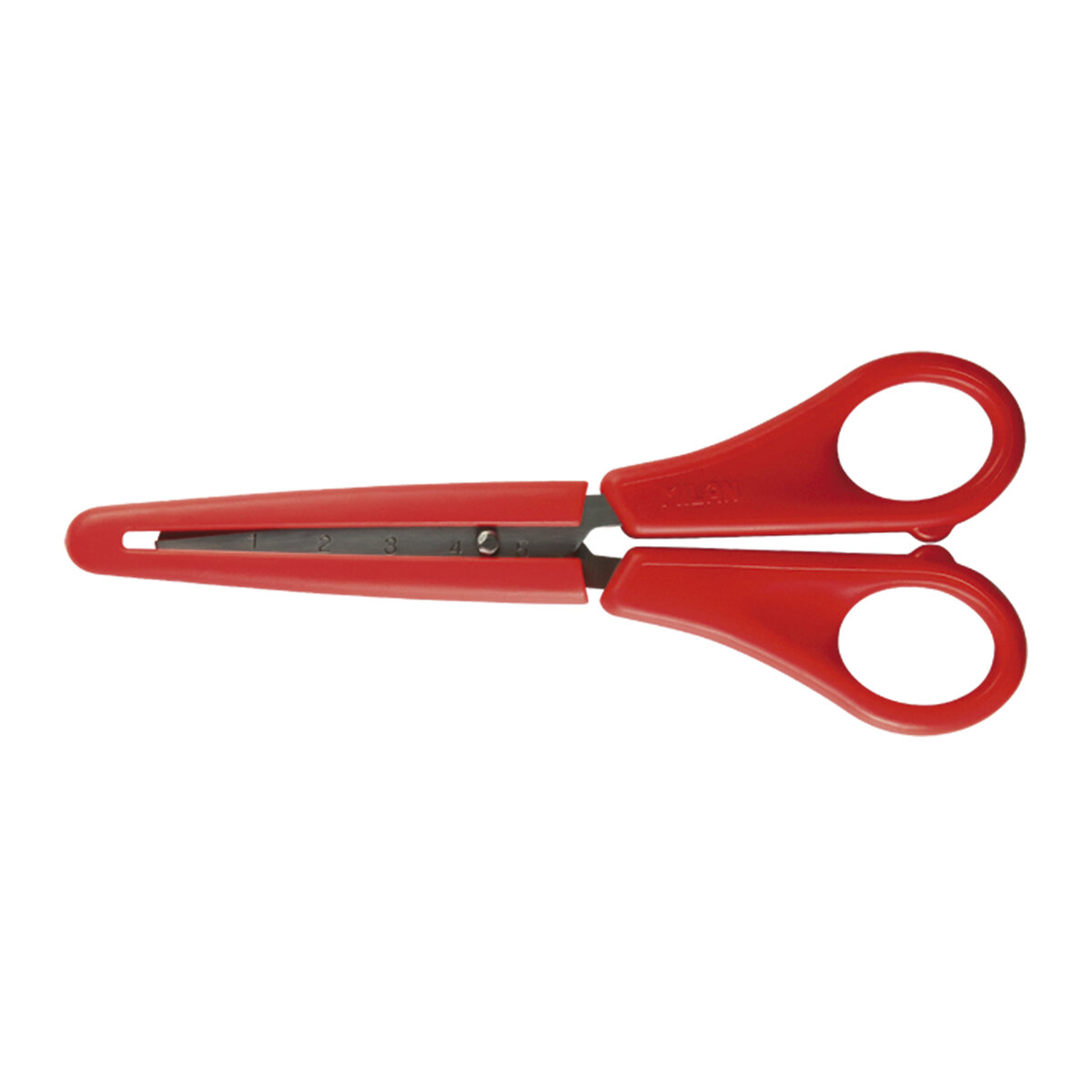 Milan Ножницы детские 150 мм BWM10255-LZ33 безопасные для школьников и творческих занятий