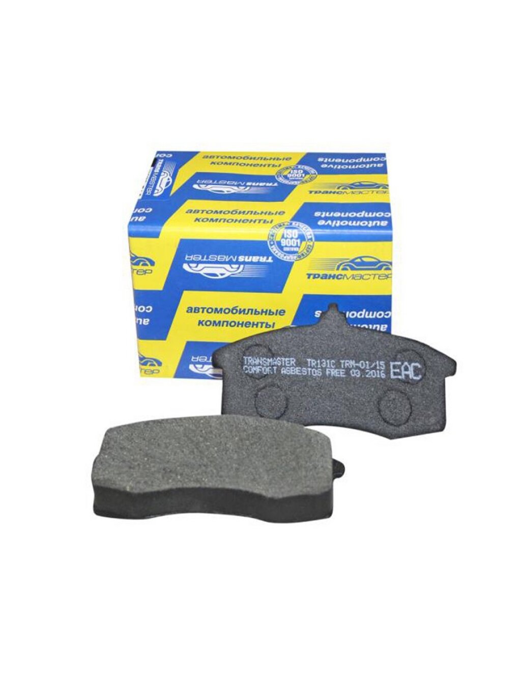 Колодки тормозные дисковые передние для а/м Ока TRANSMASTER Comfort