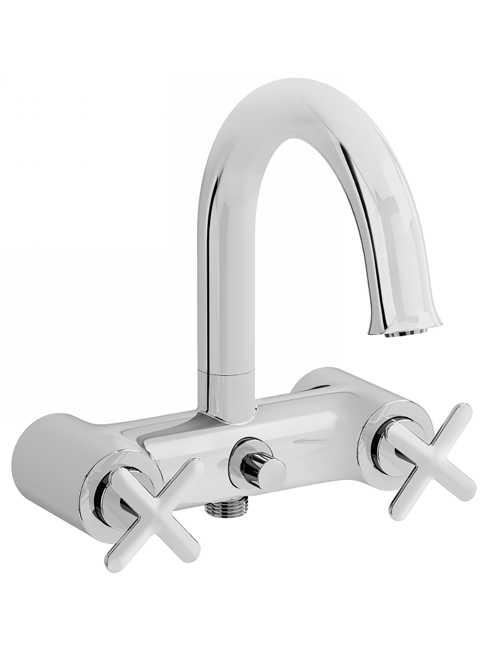 Смеситель для ванны/душа Vitra Origin Classic настенный, двухзахватный, цвет: хром A42893