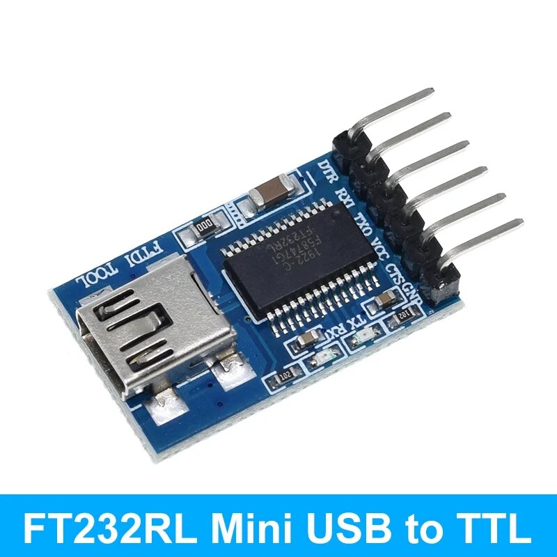 FTDI FT232RL Модуль последовательного адаптера 1PCS, FT232RL Blue