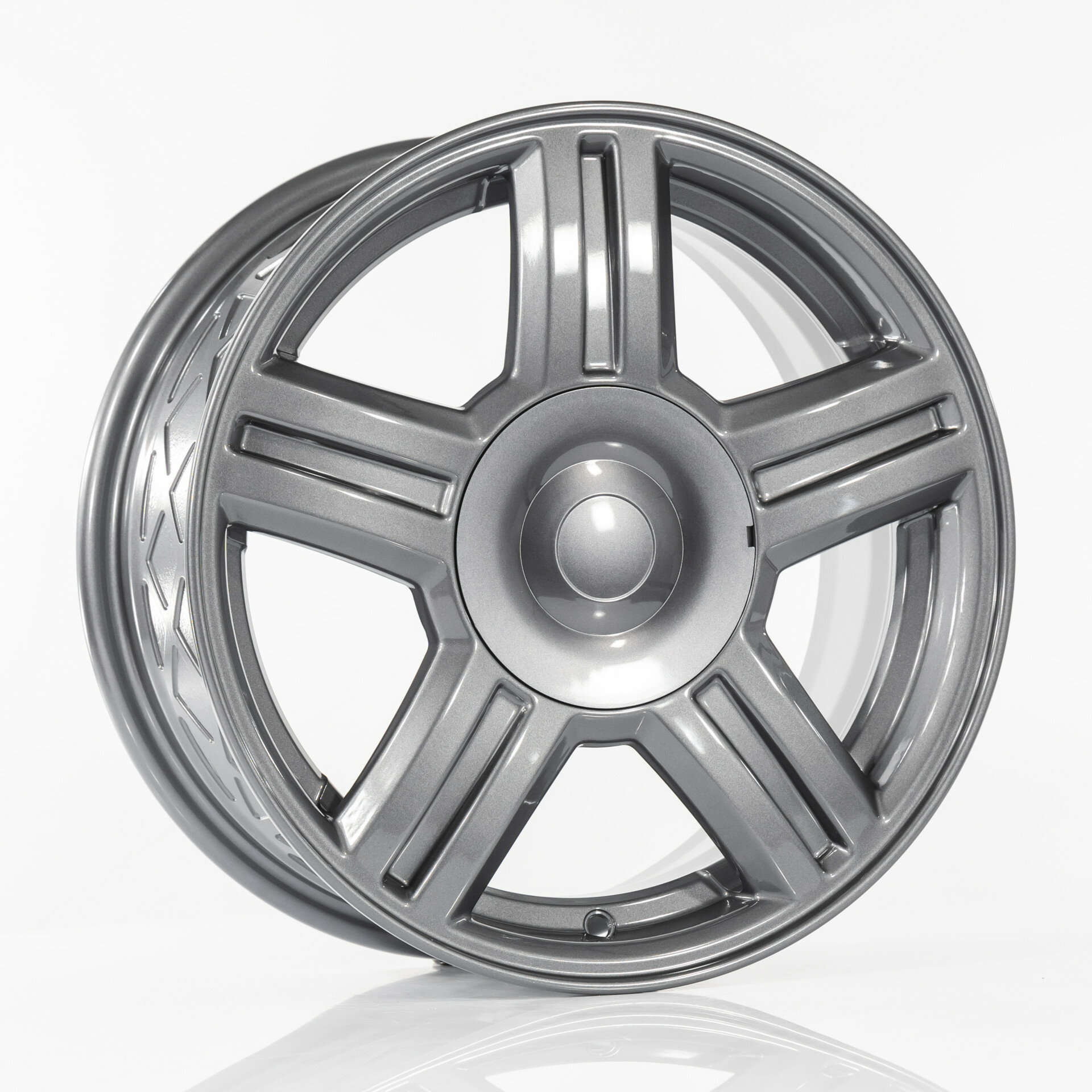 Диск колесный X-Race SH653 6.5x15 4x98 ET35 DIA58.6 GM, серебристый