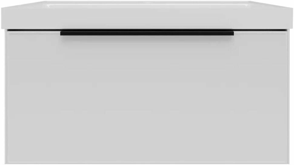 Тумба под раковину La Fenice Simpla FNC-01-SIM-B-80 80 см, подвесная, белый матовый