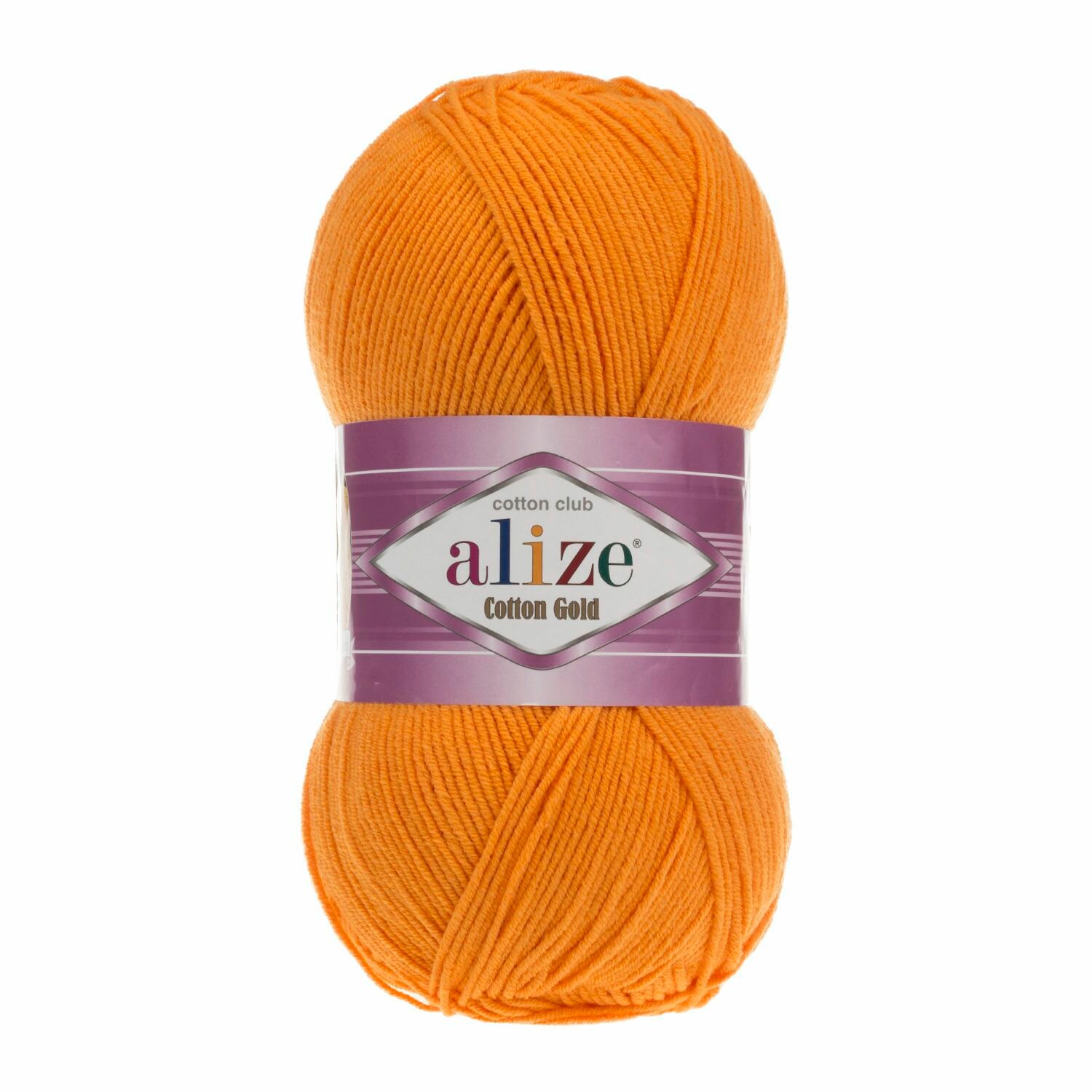 Пряжа Alize Cotton Gold 83 тыква (100г/330м, упаковка 5 мотков)