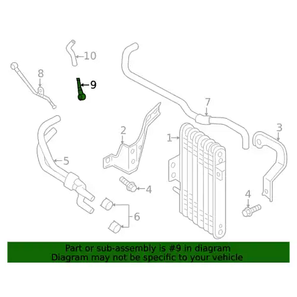 MITSUBISHI 2922A846 трубка системы смазки / Mitsubishi (Мицубиси) Lancer (Лансер) 2.0i 08-17