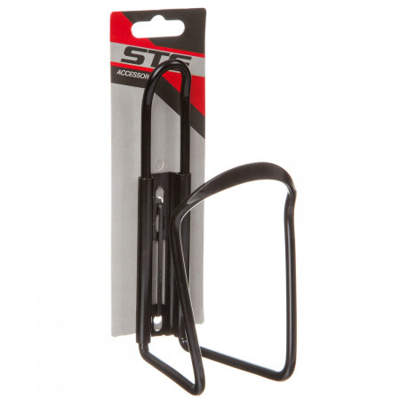 Флягодержатель STG HX-Y14 алюминиевый черный Х98634