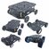 Шасси для робота 4WD 6В Mecanum Single Layer Type 4, With Encoder