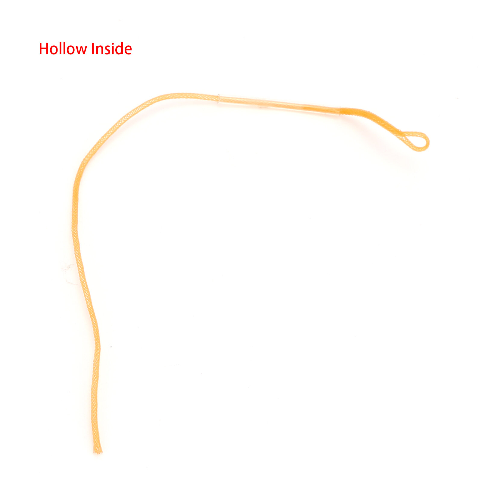 10 шт. плетеных соединительных петель для поводка 20LB Orange Fly Fishing Lead Connection Coil