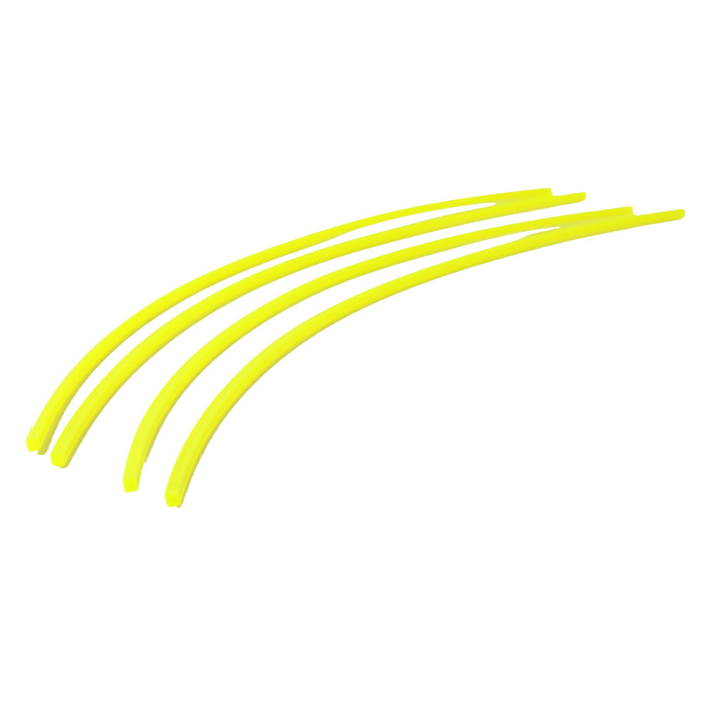 Алюминиевый Верхний Деталь Для Триммера Топ для Киборга стриммер Аксессуар Для Газонокосилки с 4 Проволоками для Триммера, Цвет: Оранжевый, Диаметр Интерфейса: 16мм, Размер: 110*21мм, Вес: 184г, Длина Проволоки: 280мм