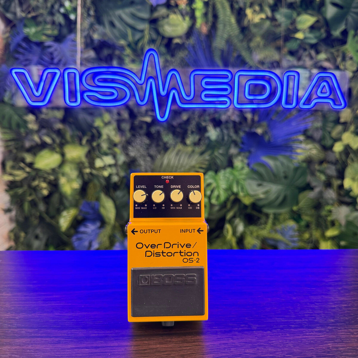 Педаль эффектов Boss "OS-2", для бас-гитары и электрогитары, овердрайв