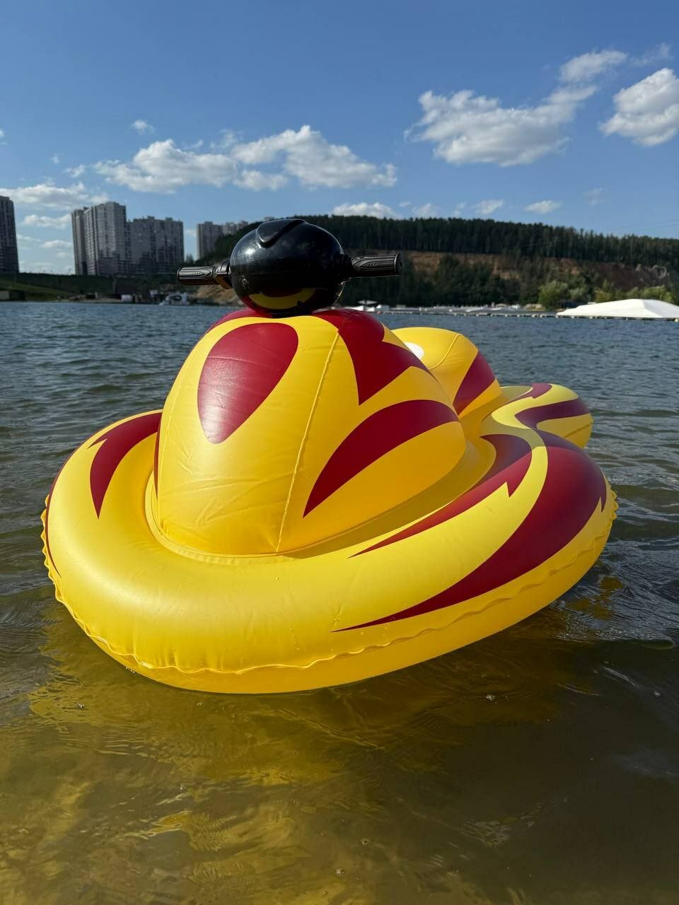 Надувной гидроцикл-электрокатер Ikingi Q1 250W 24V/5.2Ah, 8 км/ч, до 60 минут работы