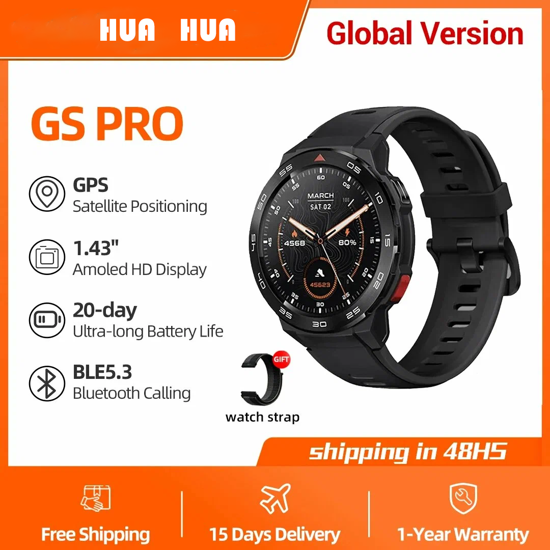 Умные часы Mibro, AMOLED-экран, GPS, шагомер, пульсометр, мониторинг сна, 460 мАч