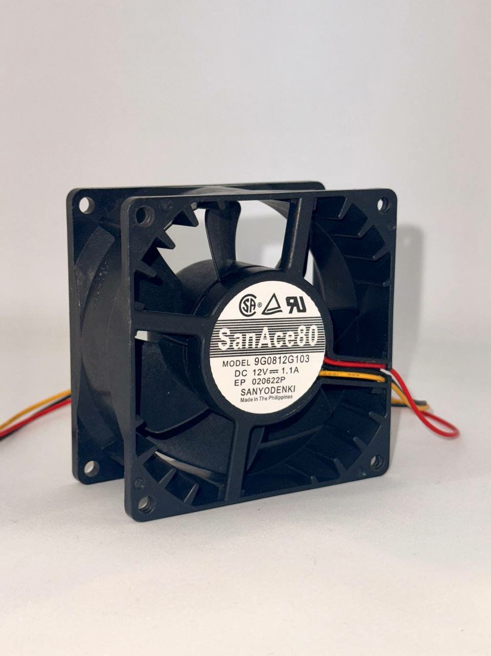Вентилятор Sanyo Denki SanAce80 9G0812G103 80x38мм 12V 1.1A 3pin