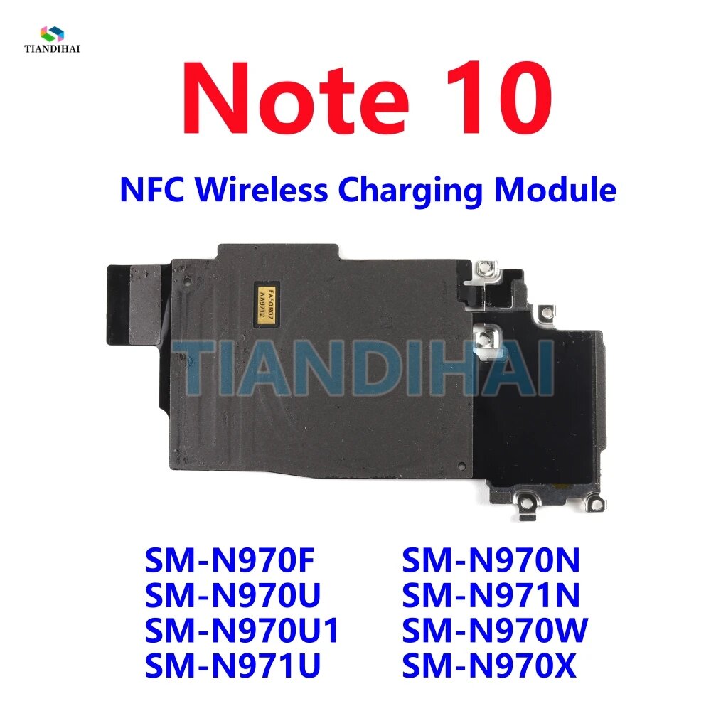Note10 NFC модуль беспроводной зарядки панель зарядного устройства катушка чип гибкий кабель для Samsung Galaxy Note 10 N970F N970U N970N N971U 5G
