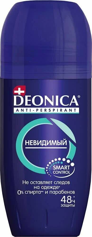 Дезодорант Deonica "For Men", Невидимый, ролик, 50 мл