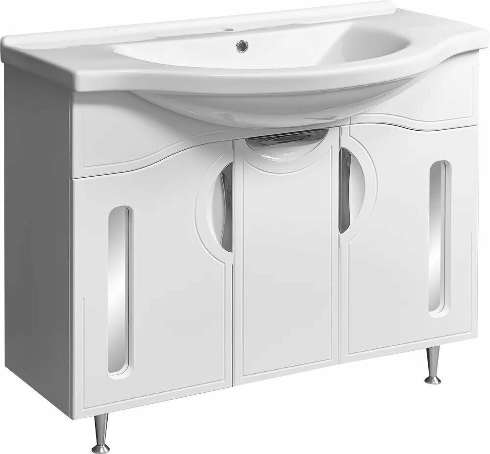 Тумба под раковину без столешницы Stella Polar Сильва 100