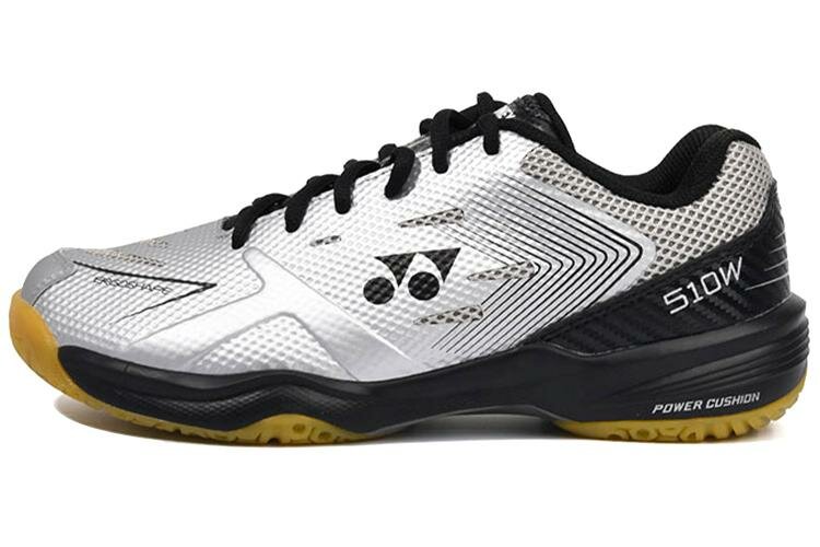 Кроссовки унисекс YONEX SHB510WCR черно-серебристые, 37 EU