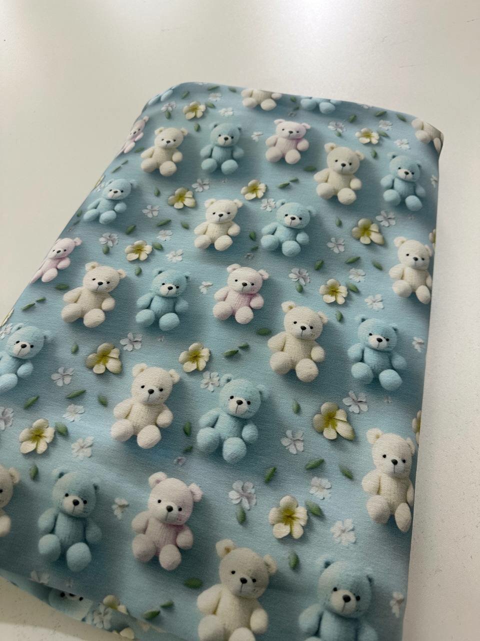 Ткань трикотажная 130см, футер 2-х нитка