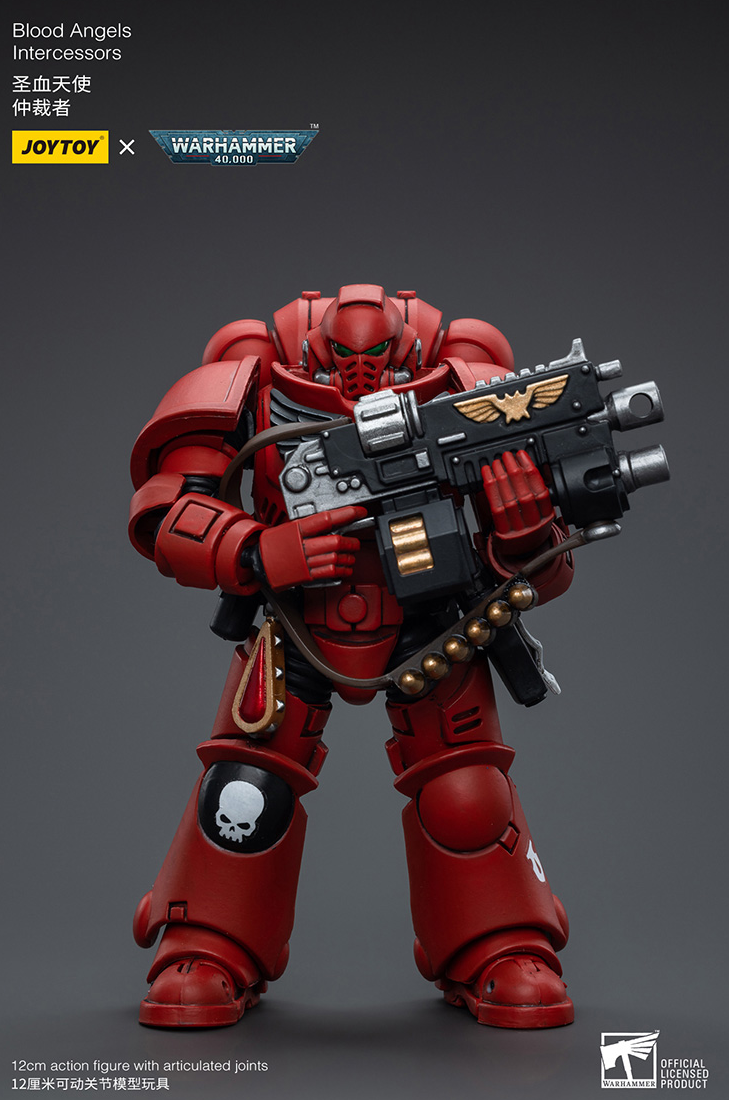 Фигурка JOYTOY Warhammer 40000 Blood Angels Intercessors, интерактивная