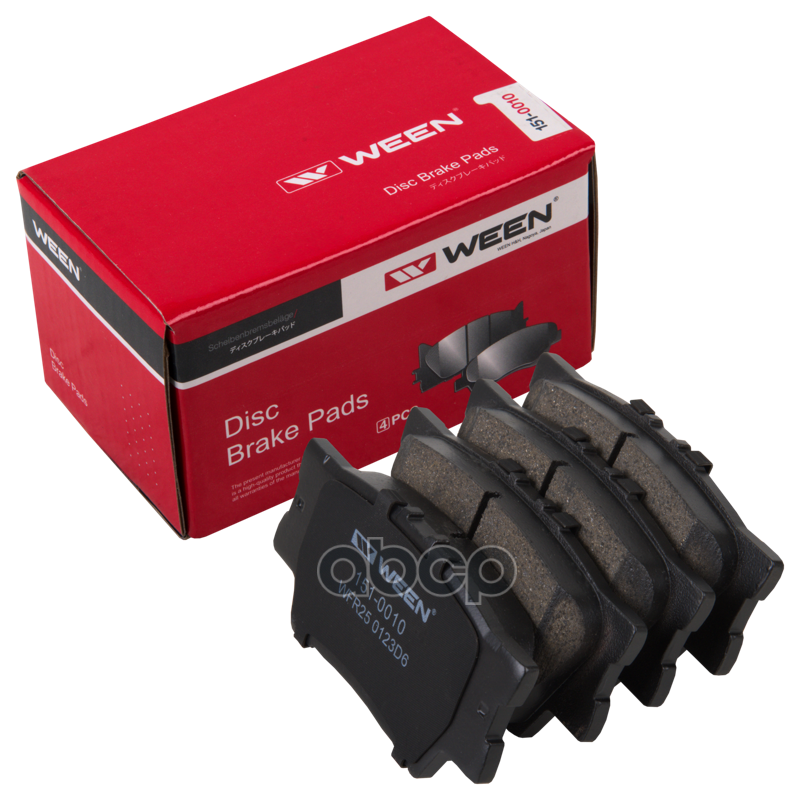 Тормозные колодки дисковые TOYOTA Camry (V30, V40, V50), Rav 4 III/IV, Matrix (E140) LEXUS ES (V40, V6 Ween арт. 151-0010