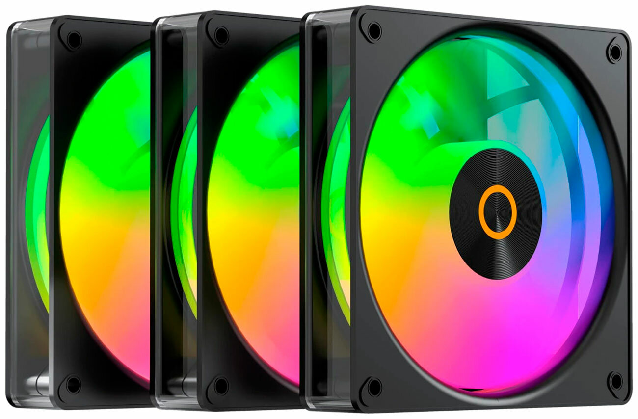 Вентилятор для корпуса Ocypus Gamma F12 Elite BK ARGB 3-IN-1 (Gamma-F12-BK3AM00E-GL)