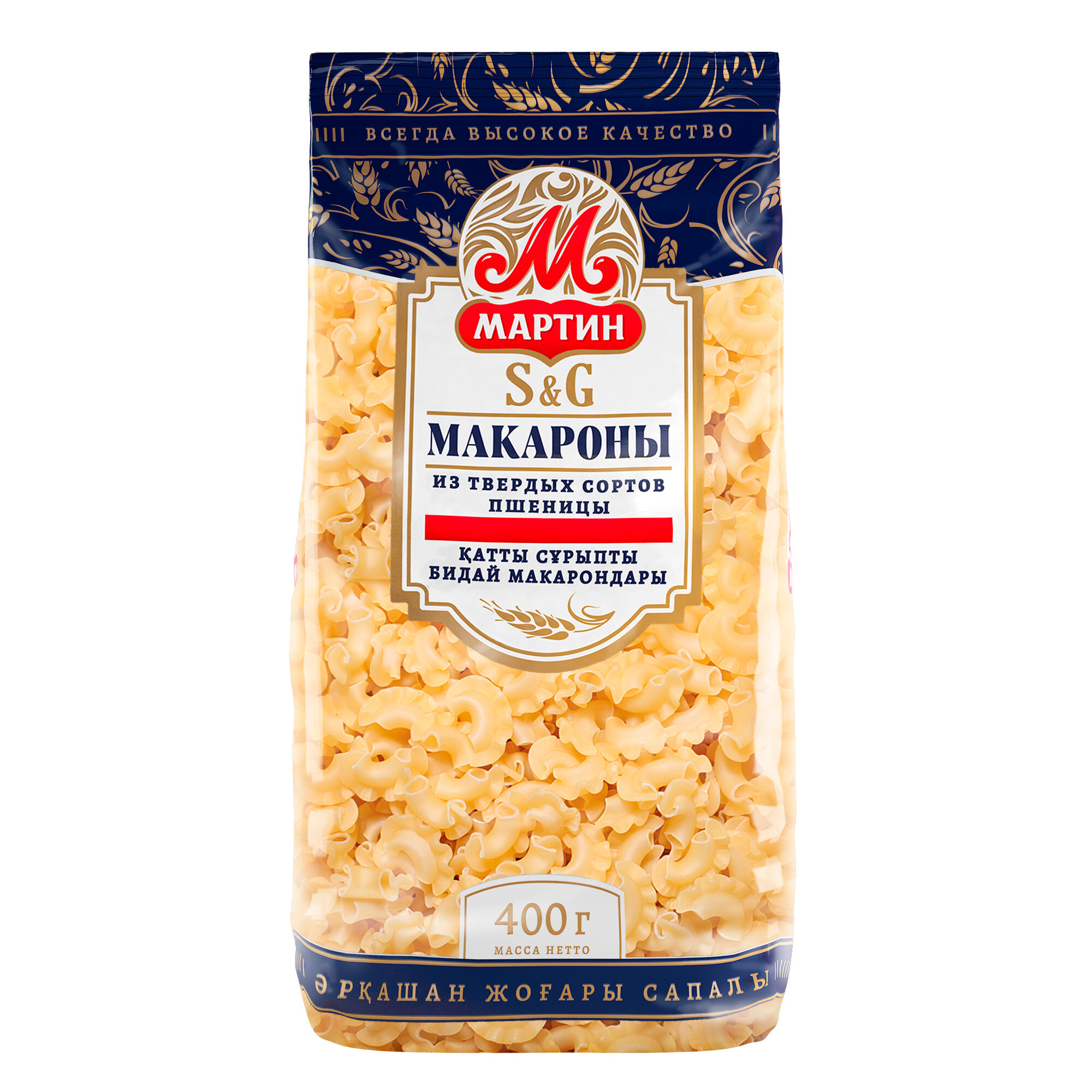 Макаронные изделия Мартин Гребешки 400г 6шт, Казахстан
