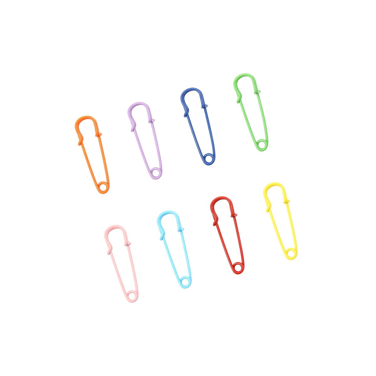 Булавки металлические цветные Mix Color 13x40mm 5шт
