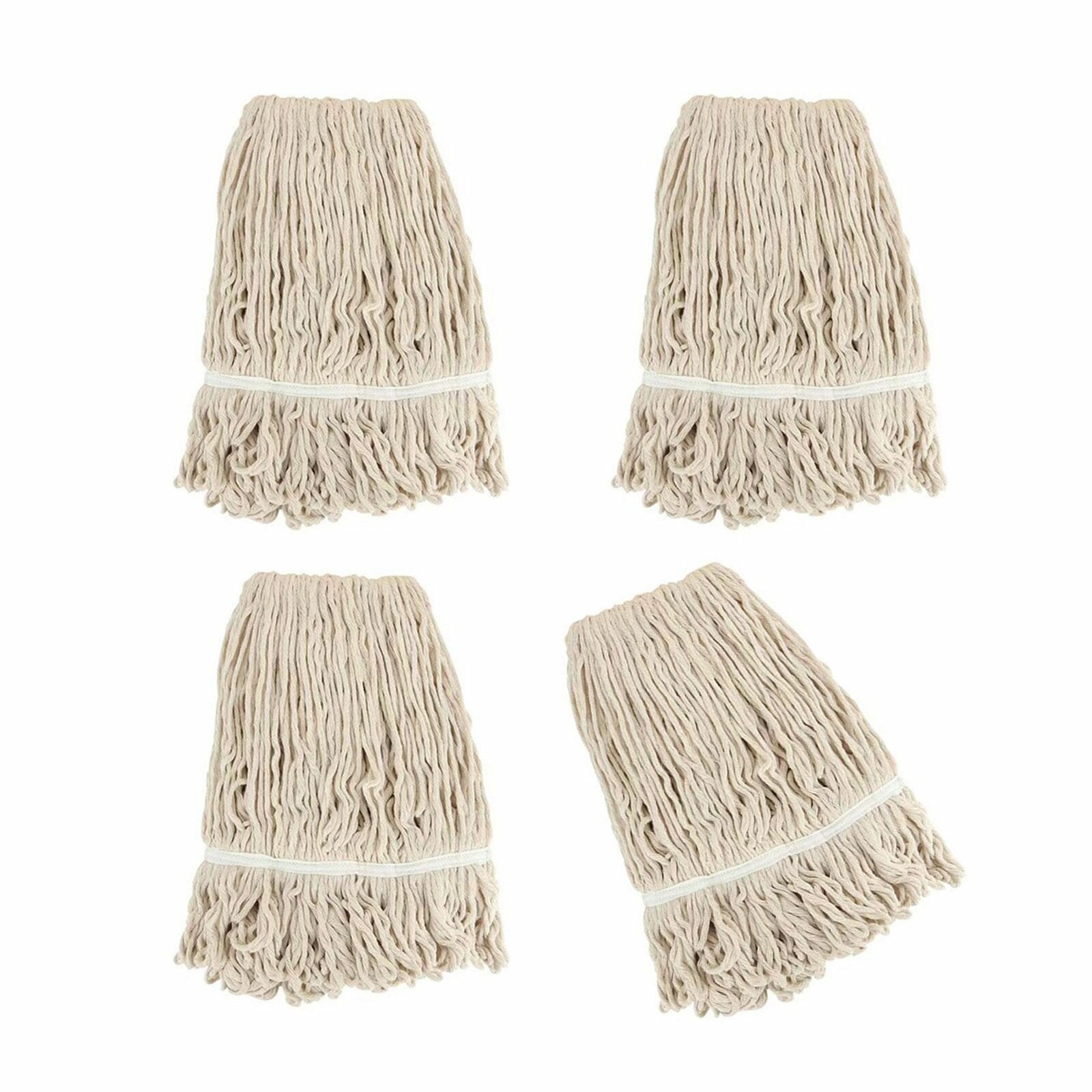 4 сменные головки для швабры: прочные нитяные насадки ухода за деревянным полом