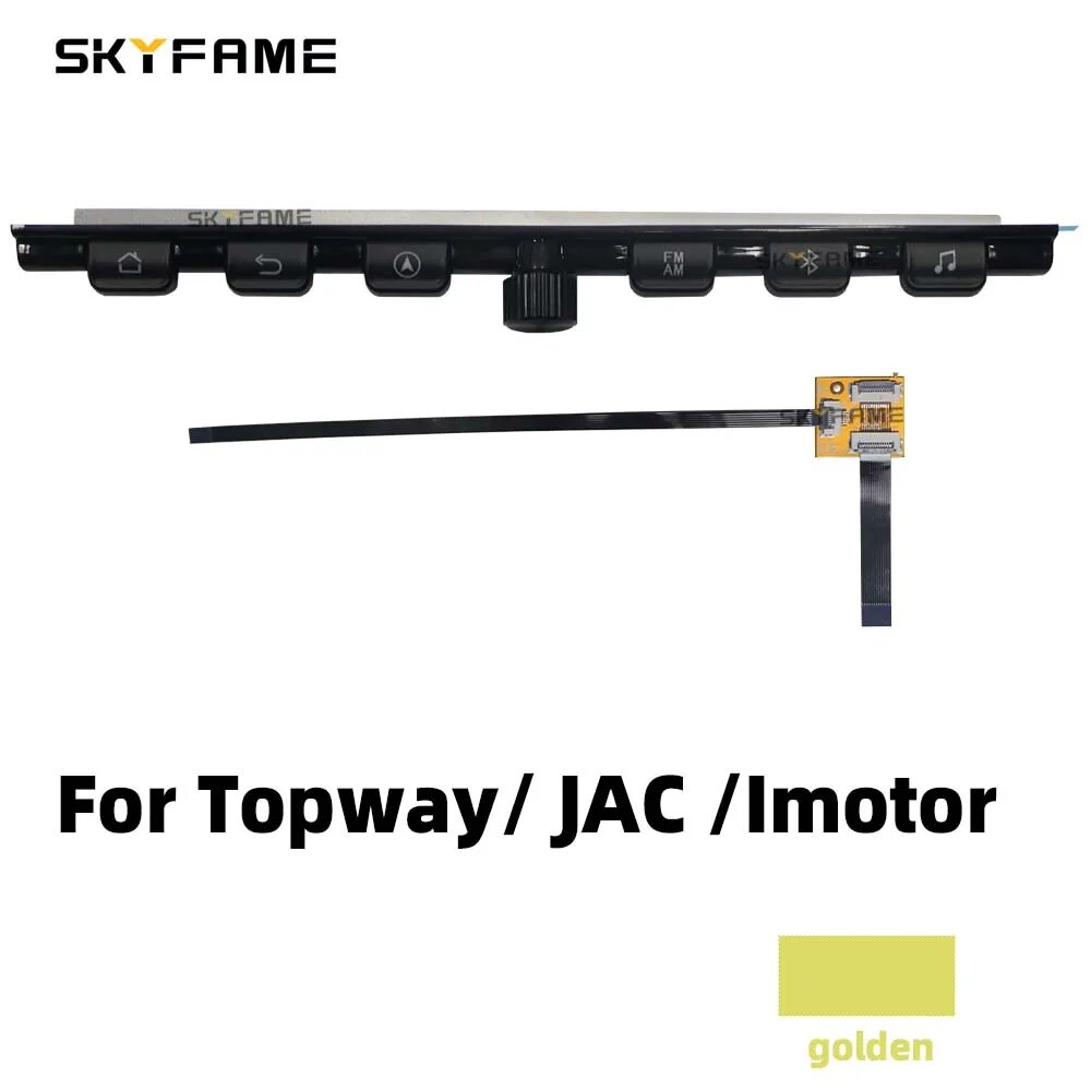 SKYFAME кнопка расширения, ручка панели, комплект ключей для автомобиля, 9/10-дюймовый хост Android