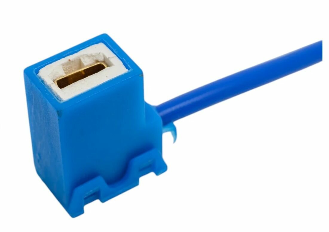 Патрон под лампу H1/H3 с проводом, Г-обр, керамика TM Nord YADA