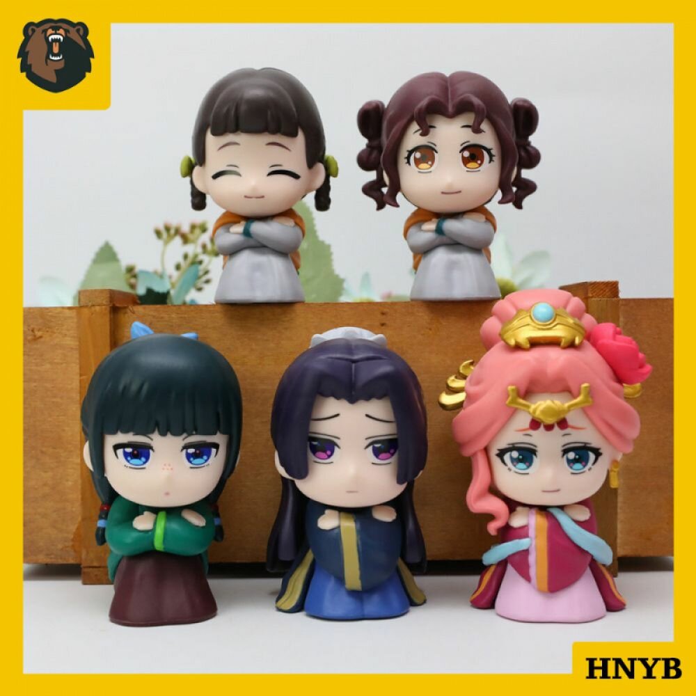 Фигурка Дневники аптекаря 5 Шт. / The Apothecary Diaries 5 Pcs подарок для фаната (7,7 - 9 см)