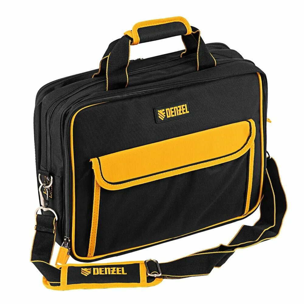 Сумка для инструмента DENZEL 400х170х300 мм, 3 отделения, 28 карманов (90295)