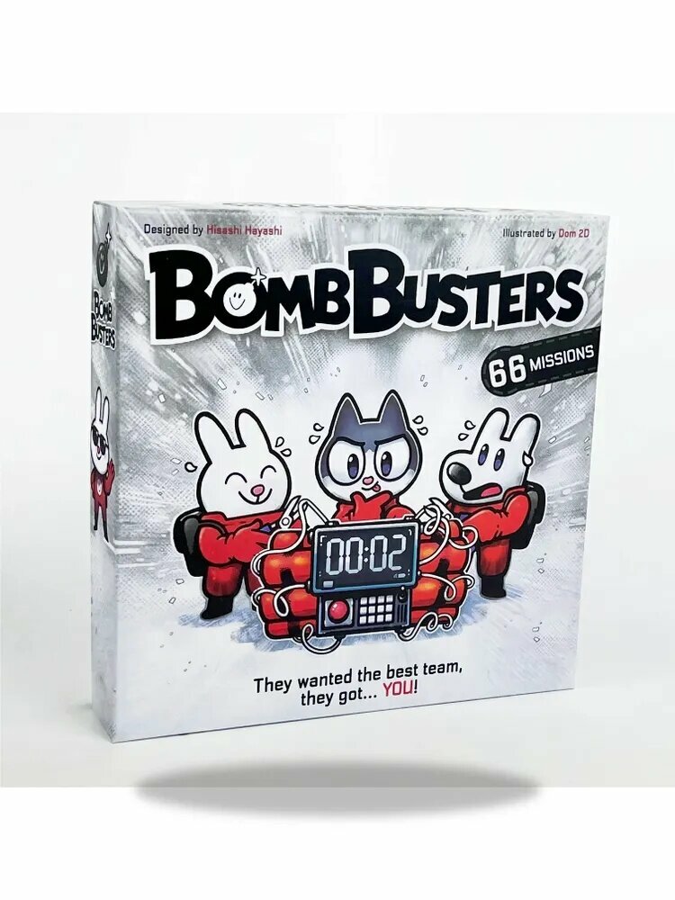 Настольная игра Bomb Busters: кооперативная игра для 2-5 игроков, 30 минут