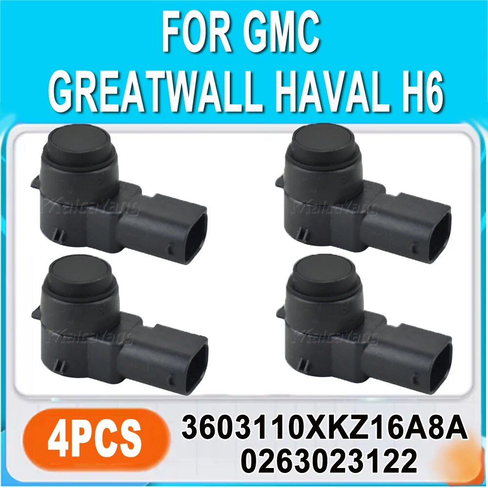 Резервный датчик парковки PDC для бампера GMC GreatWall Haval H6 3603110XKZ16A8A 0263023122, 4 шт