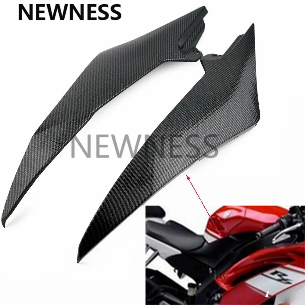 Углеродная краска, боковая крышка бака мотоцикла, обтекатель панели для YAMAHA YZF R6 YZF600 R6 YZFR6 2008 2009 2010 2011 2012 2013 2014 2015