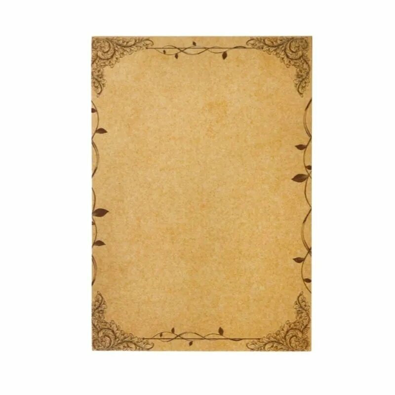 (1 комплект из 8 листов) Креативная кружевная крафт-бумага европейского формата формата А5 для писем-стиль 1