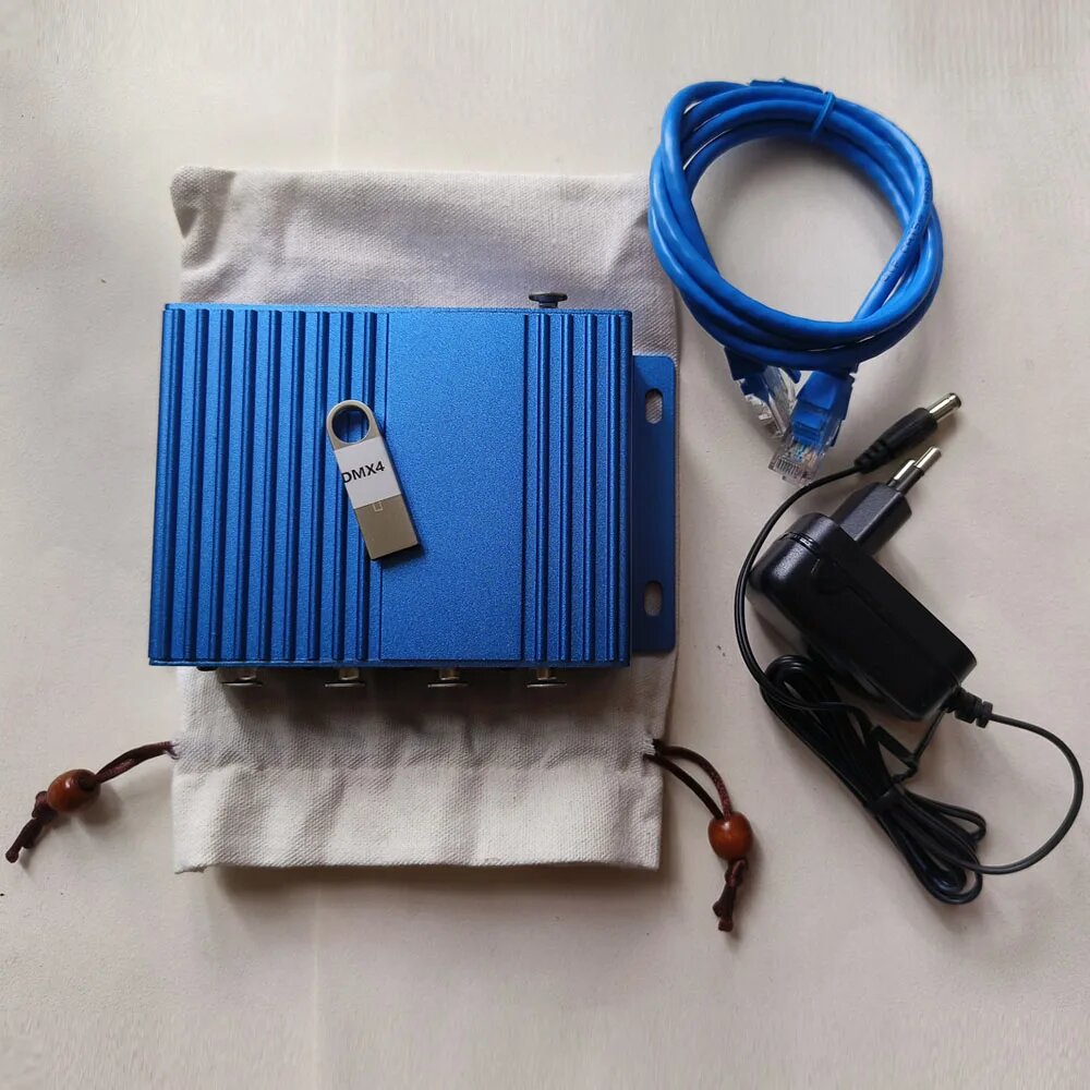 ArtNet DMX 512 4-Way Stage Light Controller EU 220V