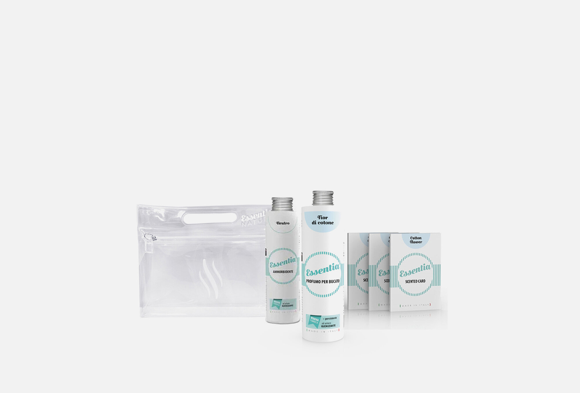 Подарочный набор в косметичке ESSENTIA NATURE Morbidezza